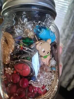 Jewelry Jar | Jewelry | Mystrey Jewelry Jar Bundle For Crafts Diy Tiny ...